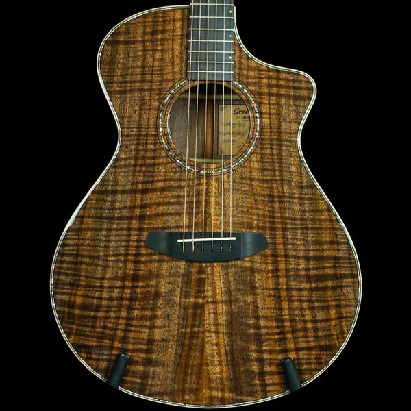 Breedlove Custom Built Concert CE All Walnut Acoustic Guitar Breedlove ...