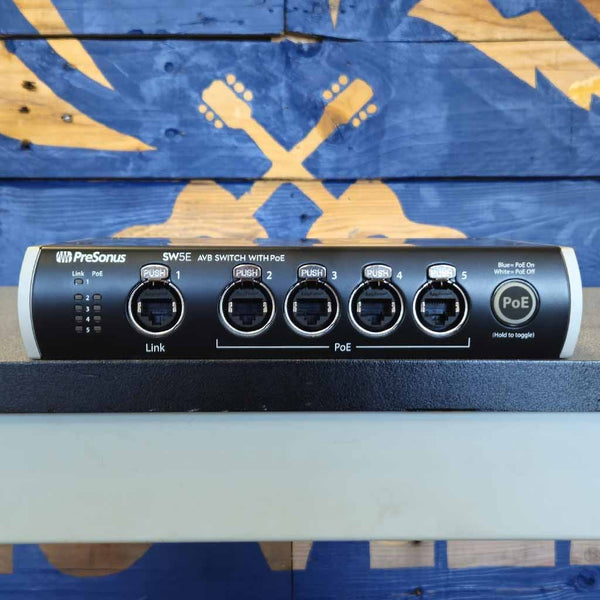 Demo PreSonus SW5E 5-Port AVB Switch and Bridge PreSonus Mixer This ...