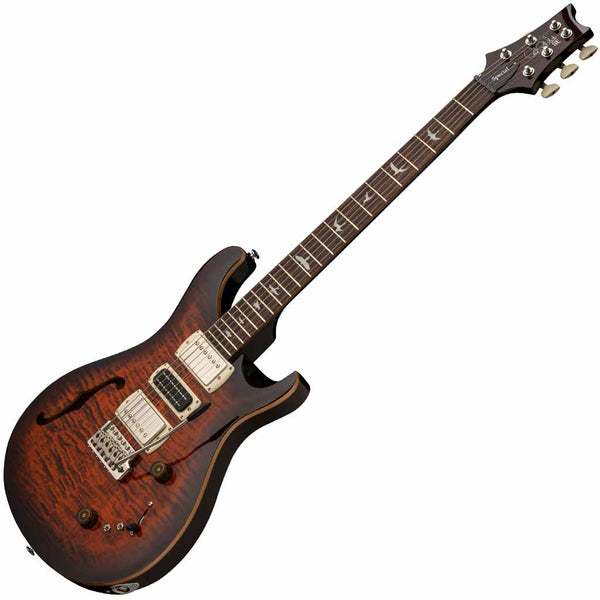 PRS SE Special Semi-Hollow Electric Guitar - Orange Tiger Smokeburst ...