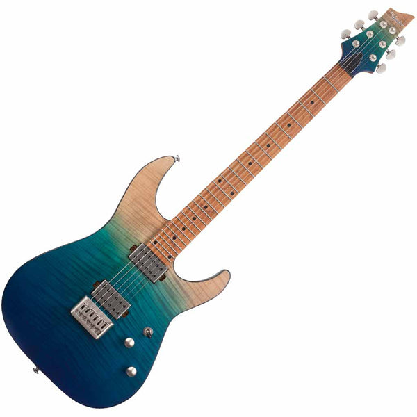 Schecter C-1 Standard Plus Electric Guitar - Blue Fade Schecter Guitar ...