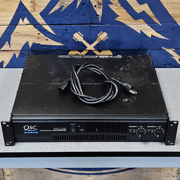 Used QSC RMX1450 Power Amplifier QSC Power Amp This QSC RMX 1450 is ...