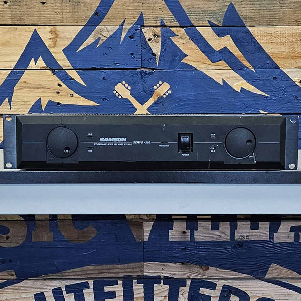 Used Samson Servo-260 Power Amplifier Samson Power Amp The Servo 260 is ...