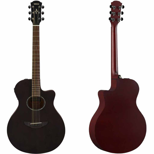 Yamaha APX600M Thinline Acoustic Guitar - Matte Smoky Black Yamaha ...