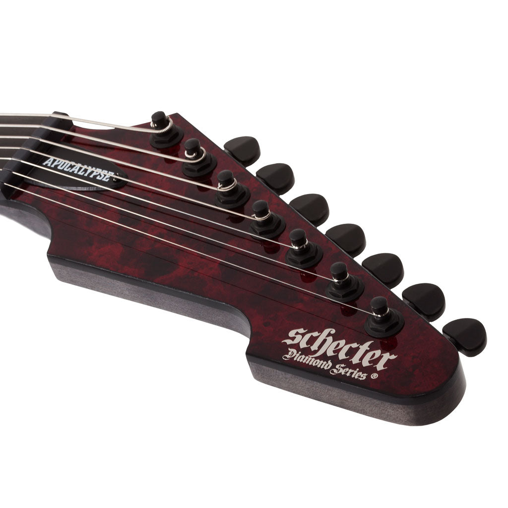 Schecter E-7 Apocalypse 7-String Electric Guitar - Red Reign Schecter ...