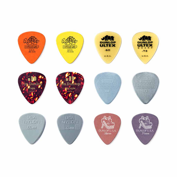 Dunlop Light/Medium Guitar Pick Variety Pack Jim Dunlop Guitar Picks ...