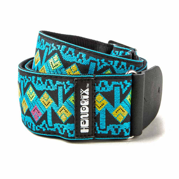 Dunlop Jimi Hendrix Maui Blue Diamonds Guitar Strap Jim Dunlop Straps ...