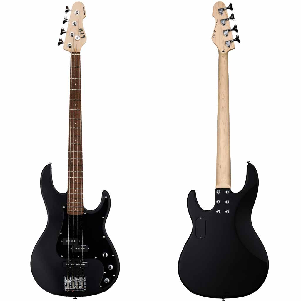 ESP LTD AP-204 Bass Guitar - Black Satin ESP Bass Guitar The AP-204 ...