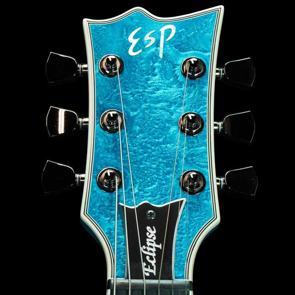 ESP Original Series Eclipse Custom - Blue Liquid Metal ESP Electric ...