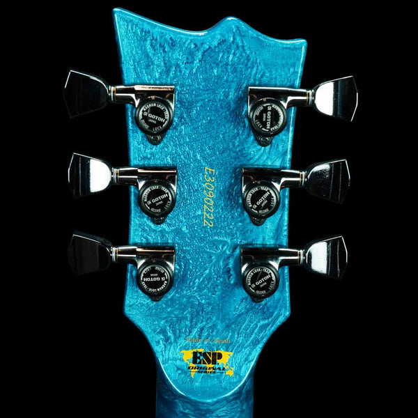 ESP Original Series Eclipse Custom - Blue Liquid Metal ESP Electric ...