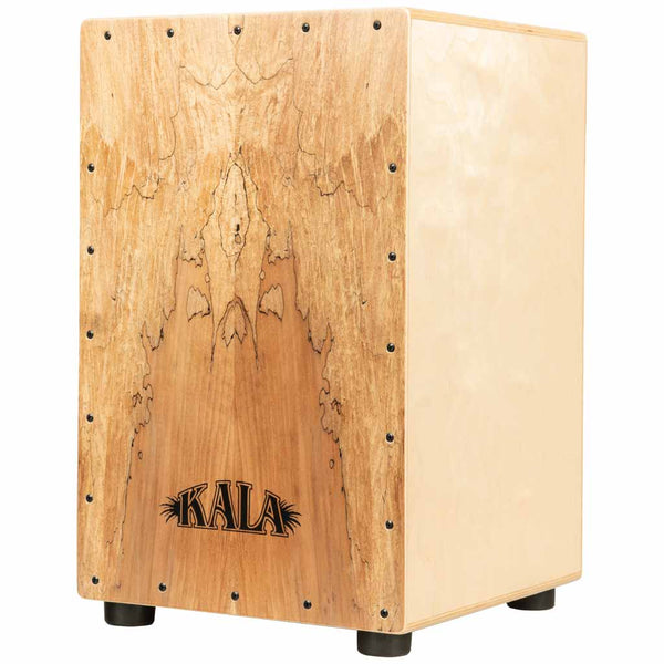 Kala Spalted Maple Cajon Kala Ukes Hand Percussion The Cajón is a ...
