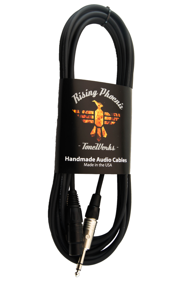 Rising Phoenix Tonewerks Hi-Z TS to XLR Female Microphone Cable Rising ...