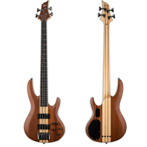 ESP LTD B-4E Mahogany 4-String Bass Guitar - Natural Satin ESP Bass ...