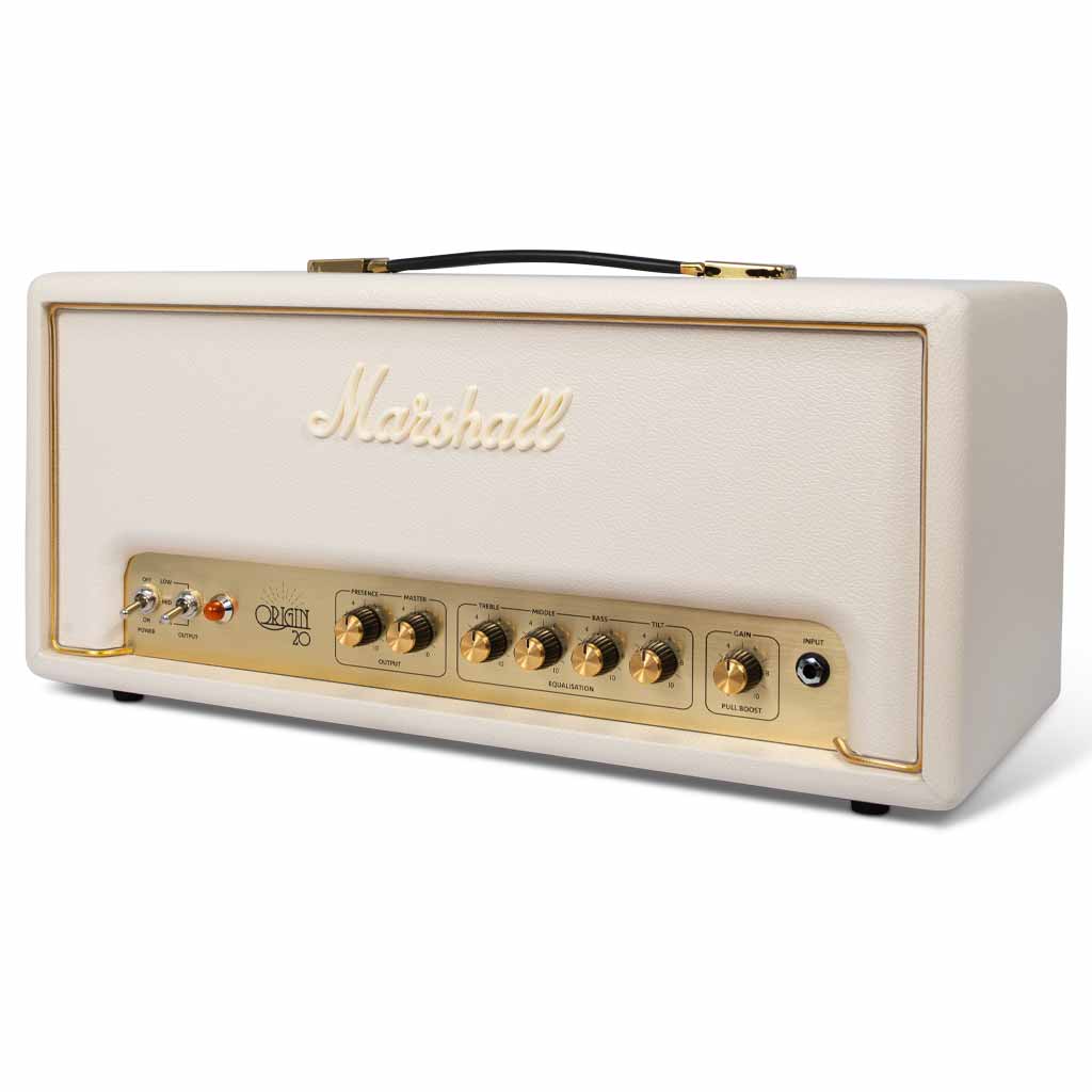 Marshall Origin Series 20w Tube Amplifier Head - Cream Limited Edition ...