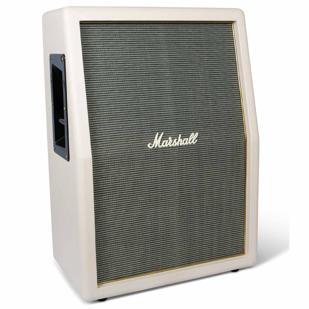 Marshall Origin 2x12 Angled Guitar Amp Cabinet - Cream Limited Edition ...