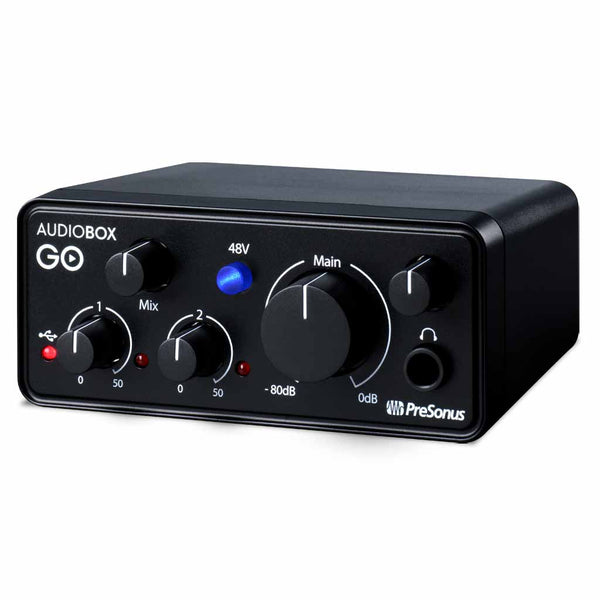 PreSonus AudioBox GO Portable Recording Interface PreSonus Recording ...