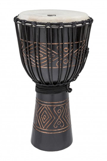 Toca TSSDJL Black Onyx 12" Street Series Wood Djembe Toca Hand ...